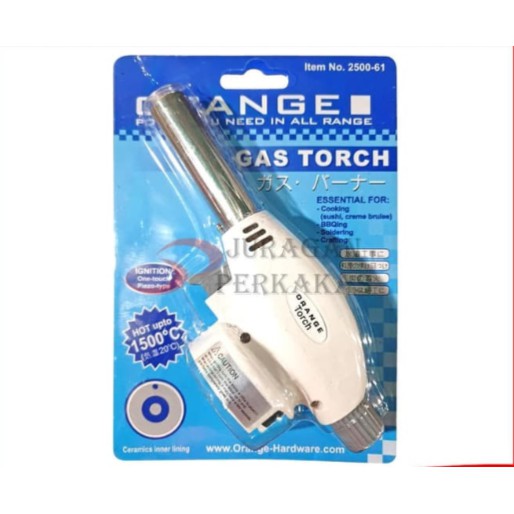 Jual ALAT PEMATIK API GAS TORCH ORANGE ALAT BAKAR Pematik Gas Blow ...