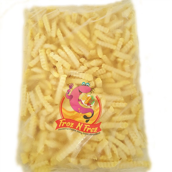 Jual FNF French Fries NZ Curah 2500 Gram - Crinkle Cut | Shopee Indonesia
