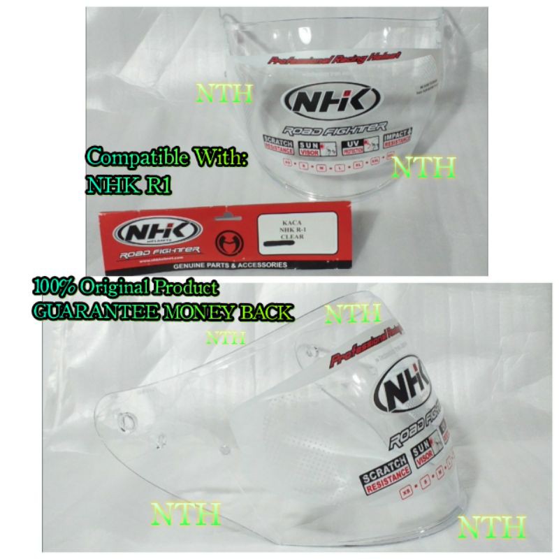 Jual Visor Kaca Helm NHK R1 Original Anti pecah anti embun anti silau ...