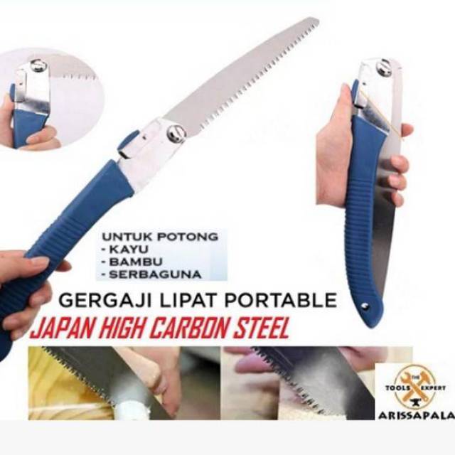 Jual Gergaji Lipat Portabel Berkwalitas Gergaji Dahan Ranting Bonsai Alat Berkebun Folding Saw ...