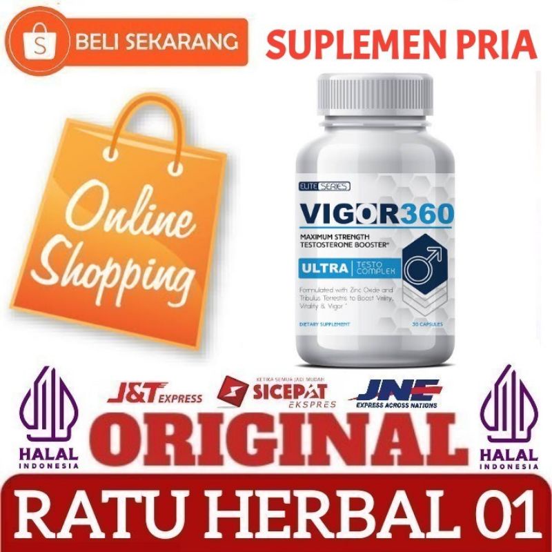 Jual SUPLEMEN PRIA VIGOR 360 MAXIMUM STRENGTH ULTRA BOOSTER TESTO ...