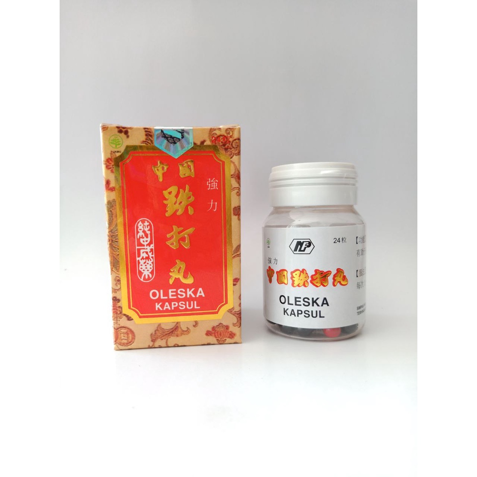 Jual Oleska Chinese Tie Ta Wan 24 Kapsul - Obat Herbal Cina Otot Memar ...