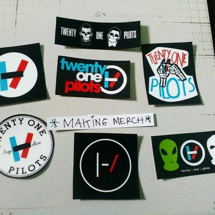 Jual Sticker Vinil band Twenty One Pilots | Shopee Indonesia
