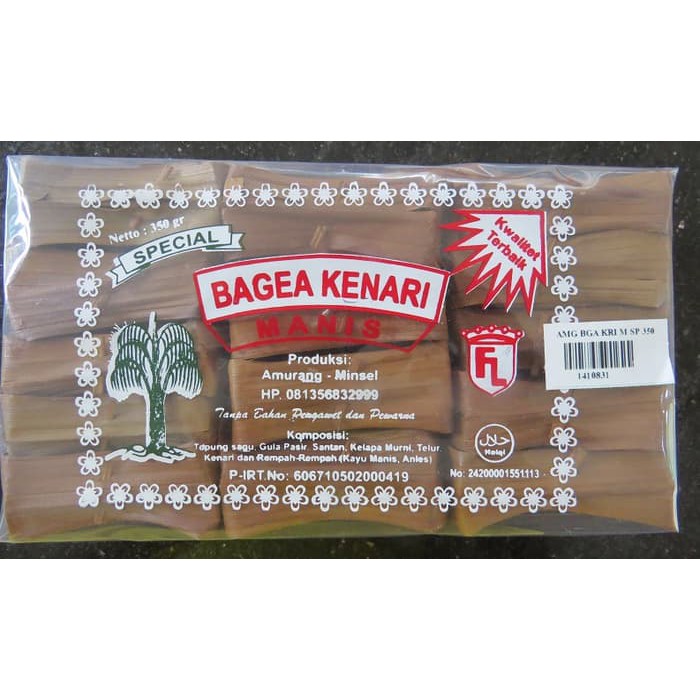 Jual Kue Bagea Kenari Manis Special Khas Manado "FL" 350 gr | Shopee ...