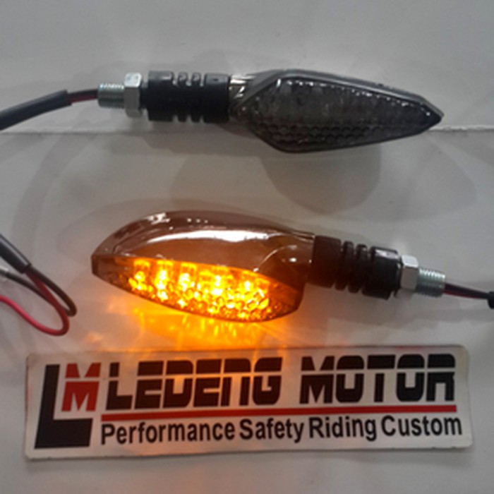 Jual Lampu LED Sen Sein Model Lancip Motor Sport Protaper Universal ...