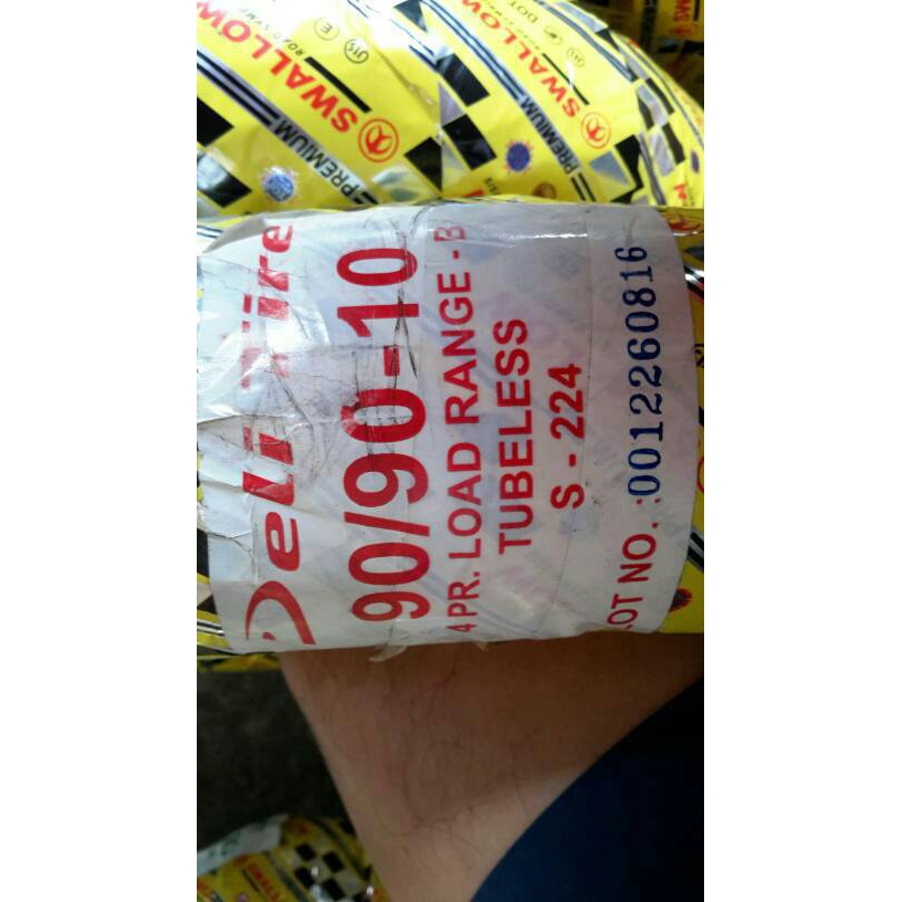 Jual BAN R10 RING 10 UKURAN 90/90-10 TAPAK SC109R TUBLESS DELI TIRE ...