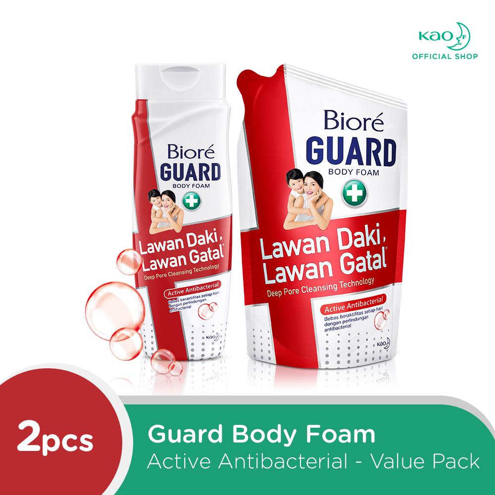 Jual Biore Guard Sabun Mandi Cair Pembersih Daki Active Antibacterial ...