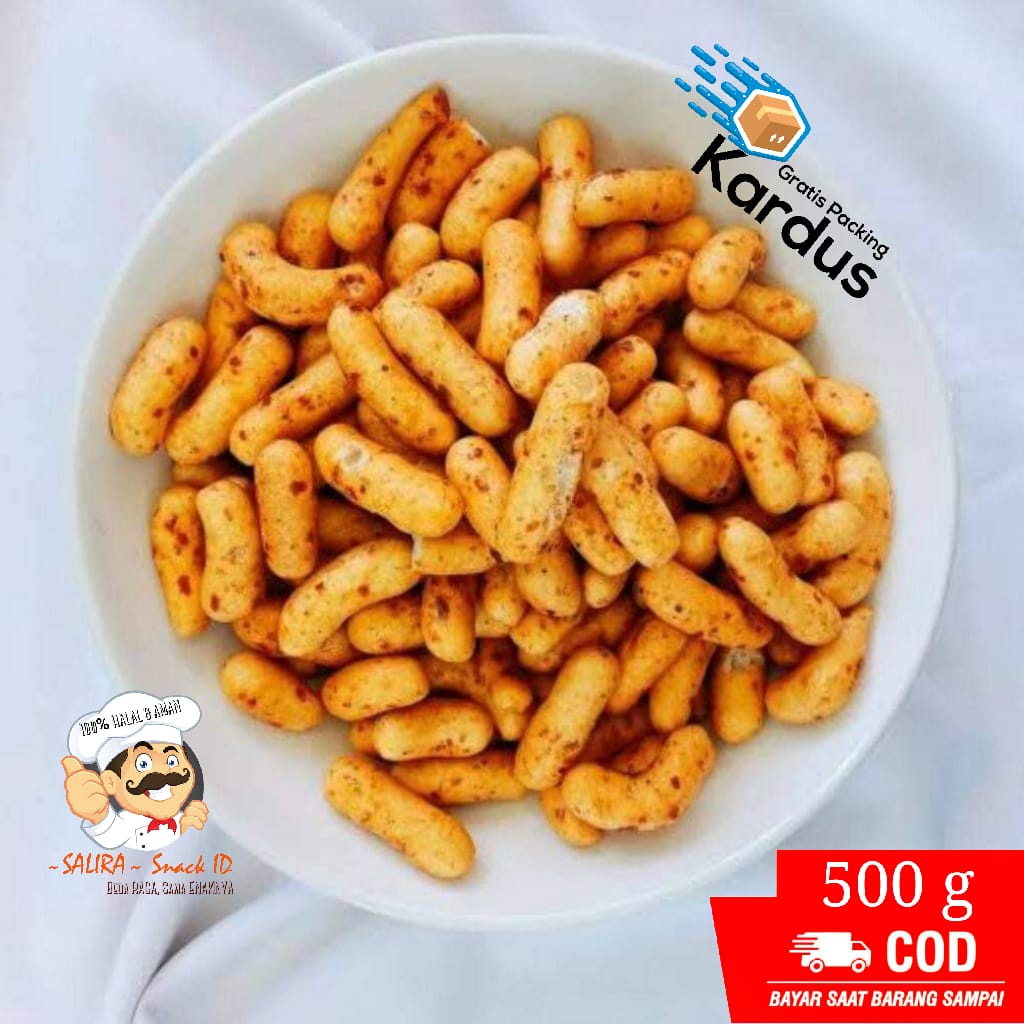 Jual Pilus Rujak 500g PEDAS MANIS / ASLI PILUS IKAN KAPSUL - Salira ...