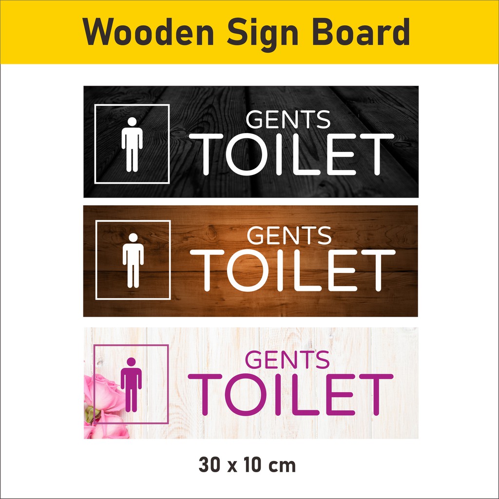 Jual GENTS TOILET SIGN BOARD Man Toilet Sign Kamar Mandi | Shopee Indonesia