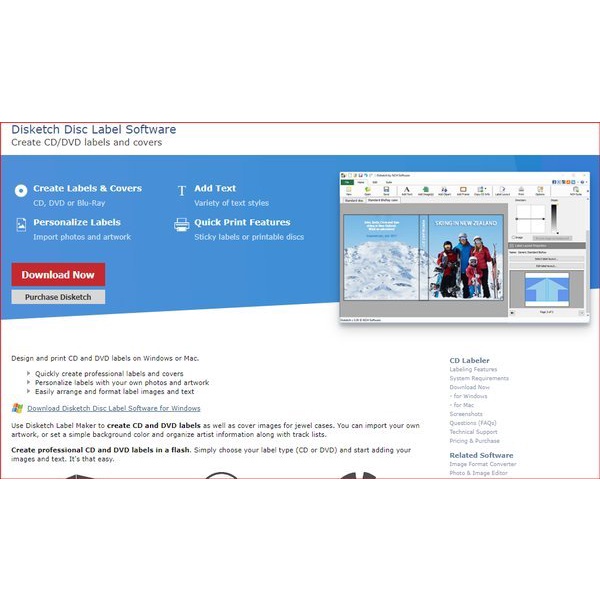 Jual Software membuat label dvd cd Disketch Disc Label | Shopee Indonesia