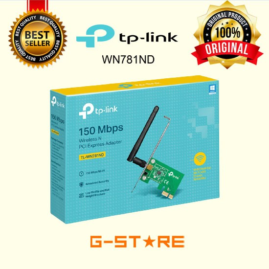 Jual TP-LINK Wireless Adapter TL-WN781ND WN881ND 300Mbps Wireless WIFI Adapter N Card PCI ...