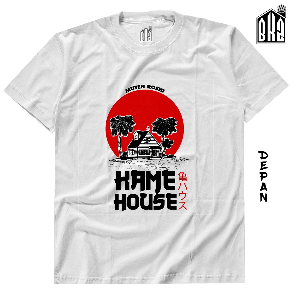 Jual BKS Kaos Anime Kame House ANI-88 Unisex Combed 30s PUTIH | Shopee ...