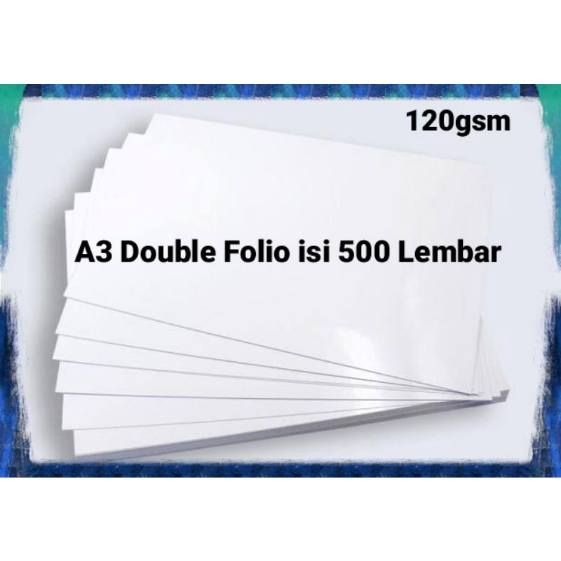 Jual Kertas Artpaper/konstruk 120gsm A3 F3 isi 500 lembar | Shopee ...