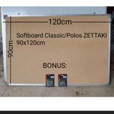 Jual Softboard CorkPinBoard/Papan Mading Gantung 90x120cm | Shopee ...