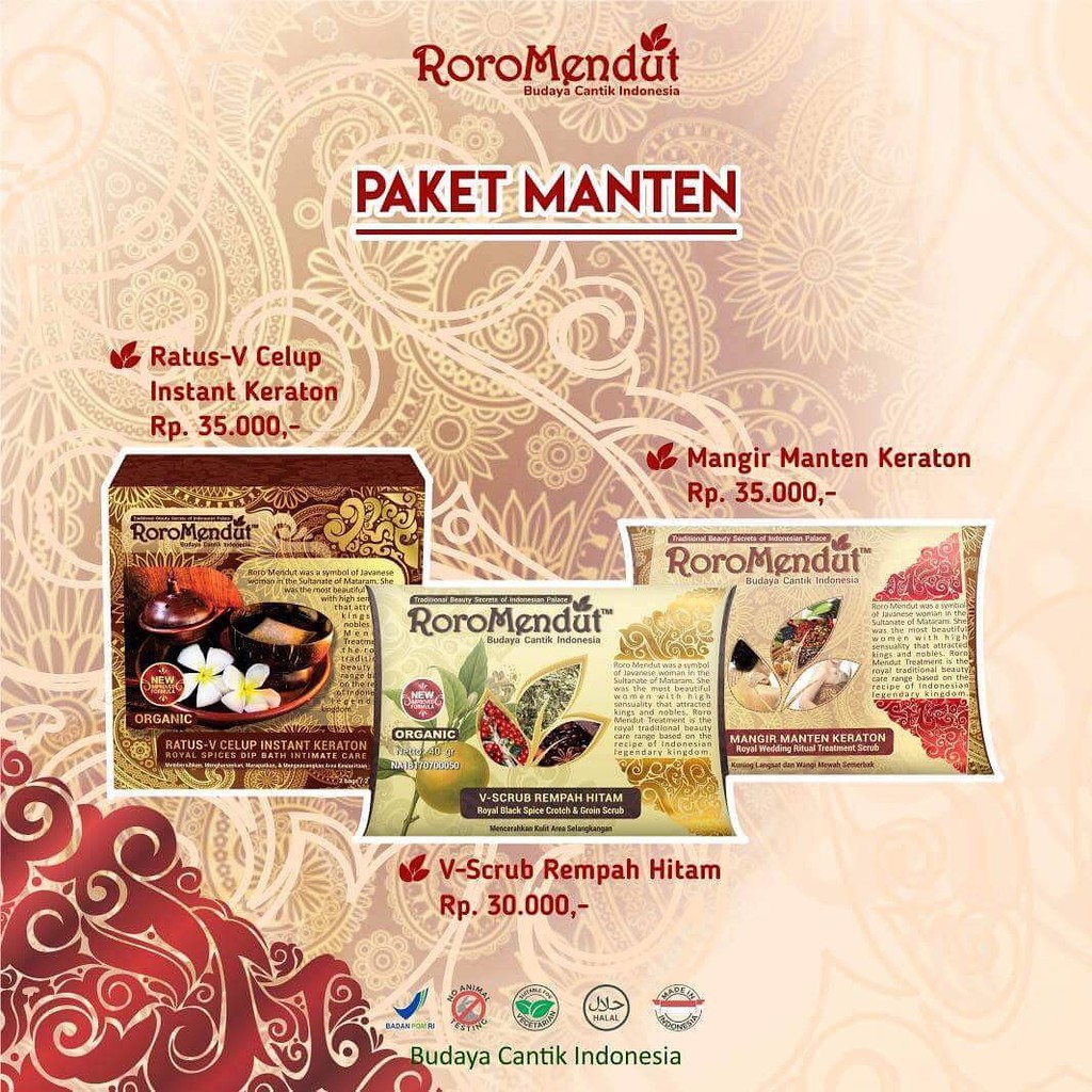 Jual PAKET MANTEN ROROMENDUT | Shopee Indonesia