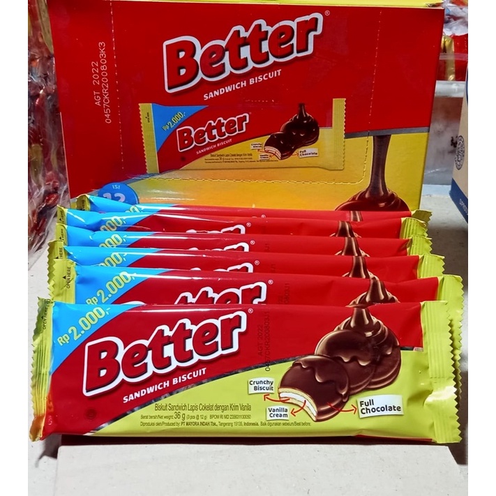 Jual better fun bites sandwich biscuit 12pcs | Shopee Indonesia