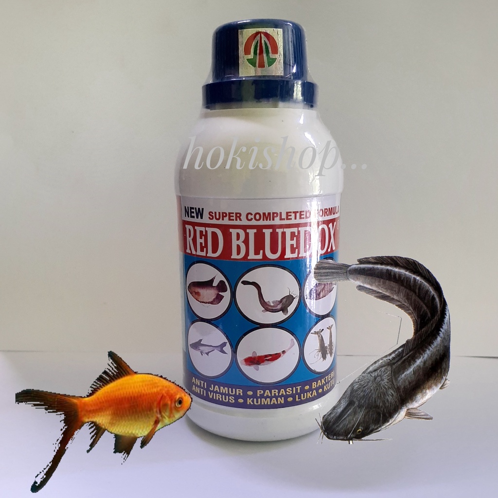Jual RED BLUEDOX 250ML OBAT IKAN UDANG JAMUR BAKTERI KUMAN HIAS GURAME ...