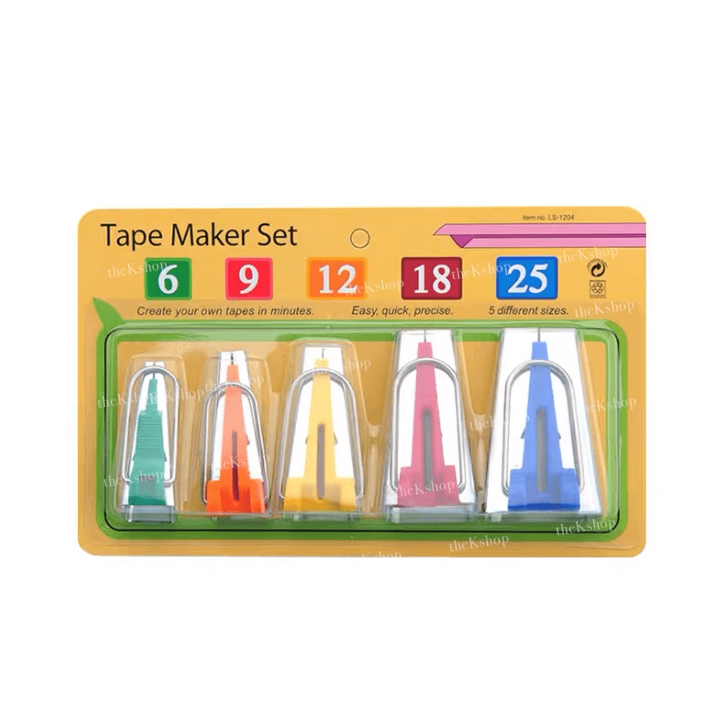 Jual Satu set 5pcs Alat Pembuat Bisban Bis 5 ukuran Hemat 6mm 12mm 18mm ...
