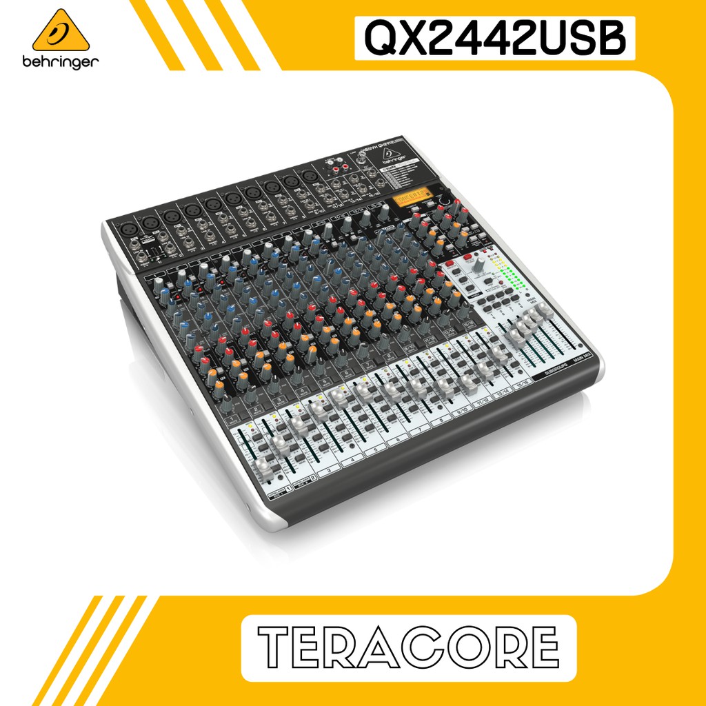 Jual Behringer QX2442USB QX2442 QX 2442 USB Mixer Audio 10 Channel 24 Input | Shopee Indonesia