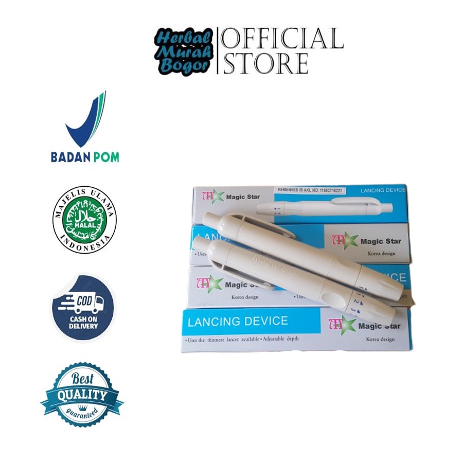 Jual Lancing Device Original / Pen Lancet / Pena Tembak Terapi Bekam ...