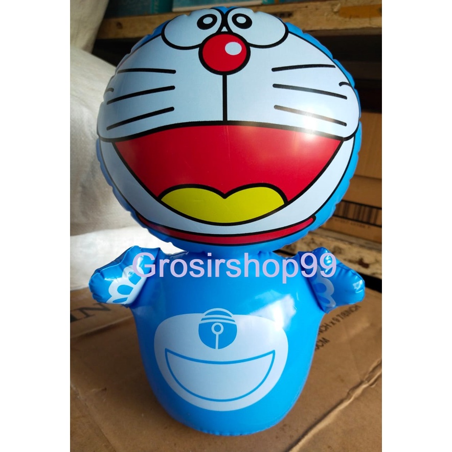 Jual 35cm Mainan Boneka Angin Pasir Tinju an Anak Kitty, Kodok , Tiger ...