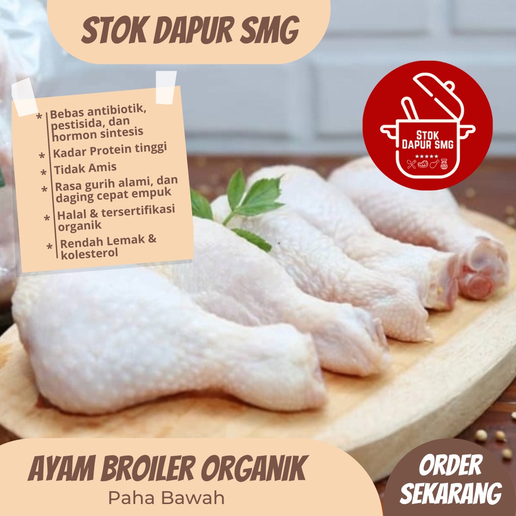 Jual Berkah Chicken Paha Bawah Ayam Broiler Prebiotik Organik Fresh ...