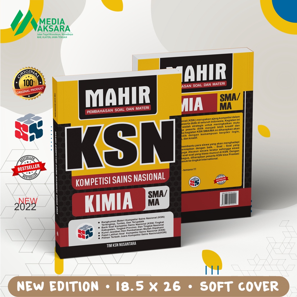 Jual Buku KSN KIMIA SMA/MAN : Kompetisi Sains Nasional KIMIA Sekolah ...