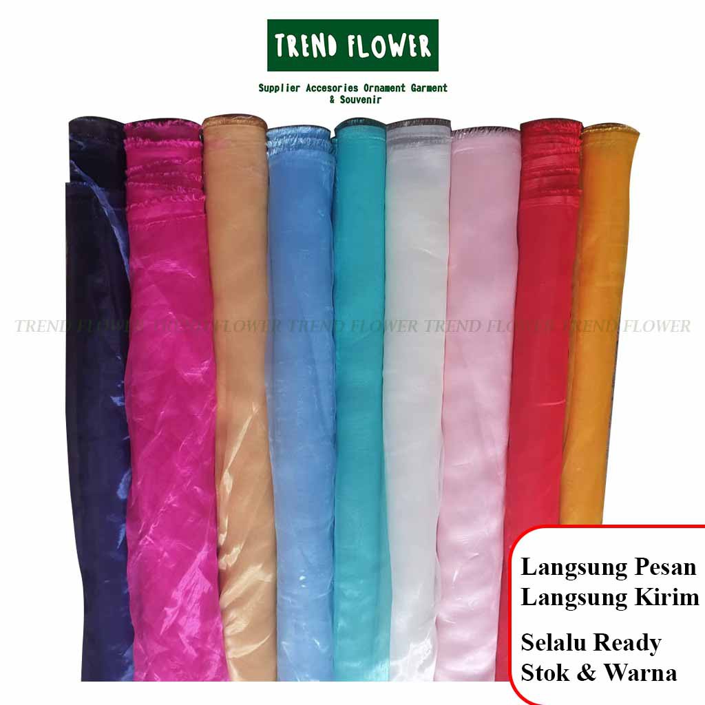 Jual KAIN ORGANZA ORGAZA ORGANDI SILK GLOWING KAIN KACA SOUVENIR ...