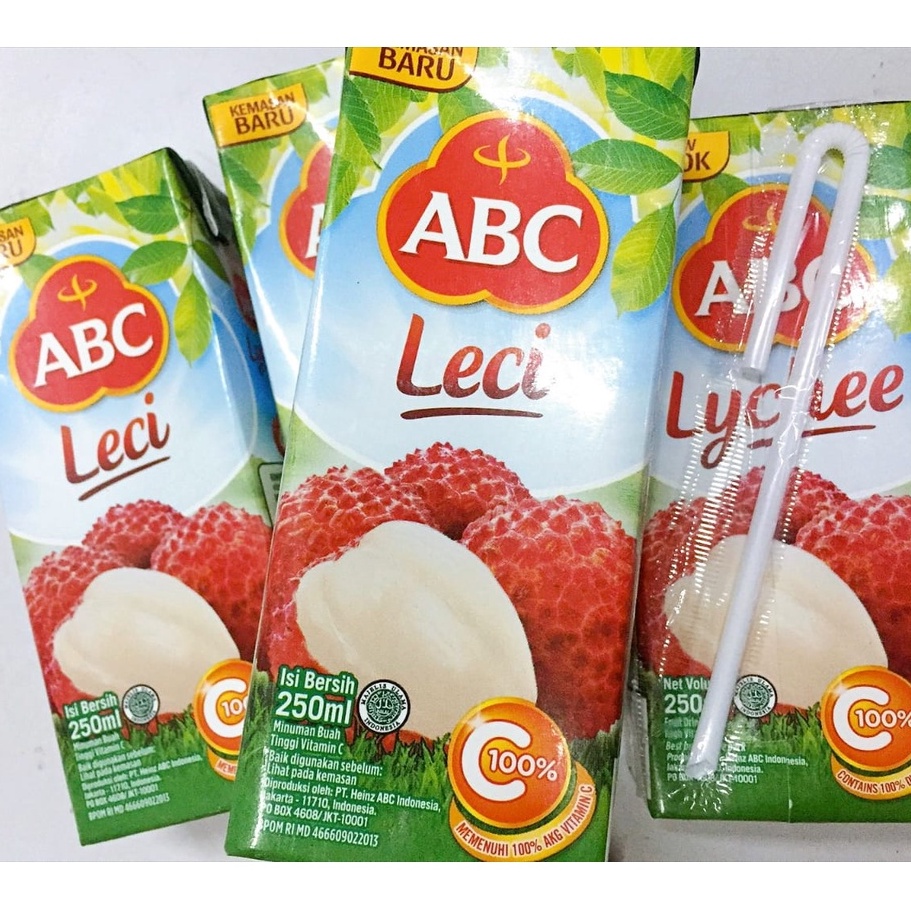 Jual Jus Sari Buah Leci ABC Lychee Juice 250 ml - Kental Sari Buahnya ...