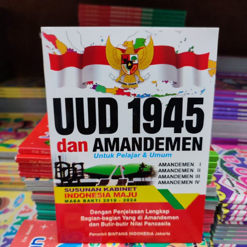 Jual Buku UUD 1945 dan Amandemen Untuk Pelajar dan Umum (ukuran A5) | Shopee Indonesia
