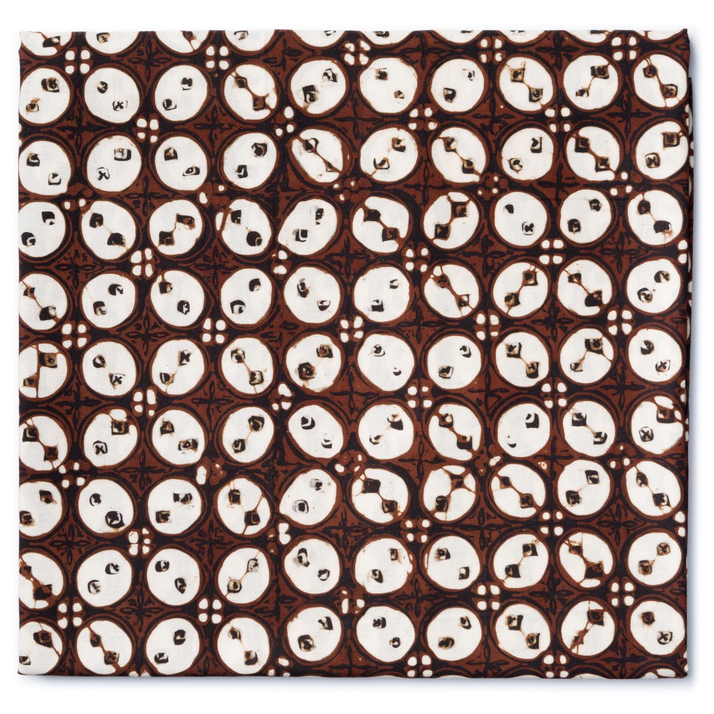 Jual Kain Batik Cap Sogan Jogja Motif Kawung Sen | Shopee Indonesia