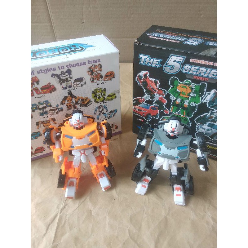 Jual MAINAN ROBOT TOBOT MINI X / BERUBAH JADI MOBIL MINI COOPER ...