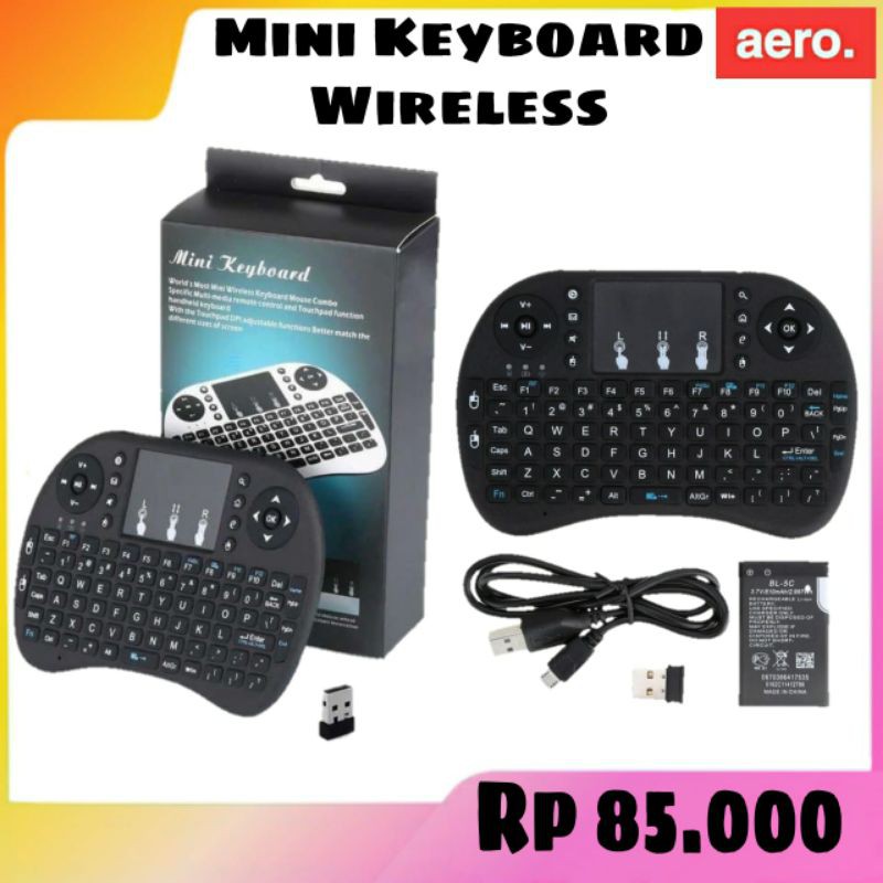 Jual Mini Keyboard Wireless Keyboard Smart TV Keyboard TV Box Remote ...