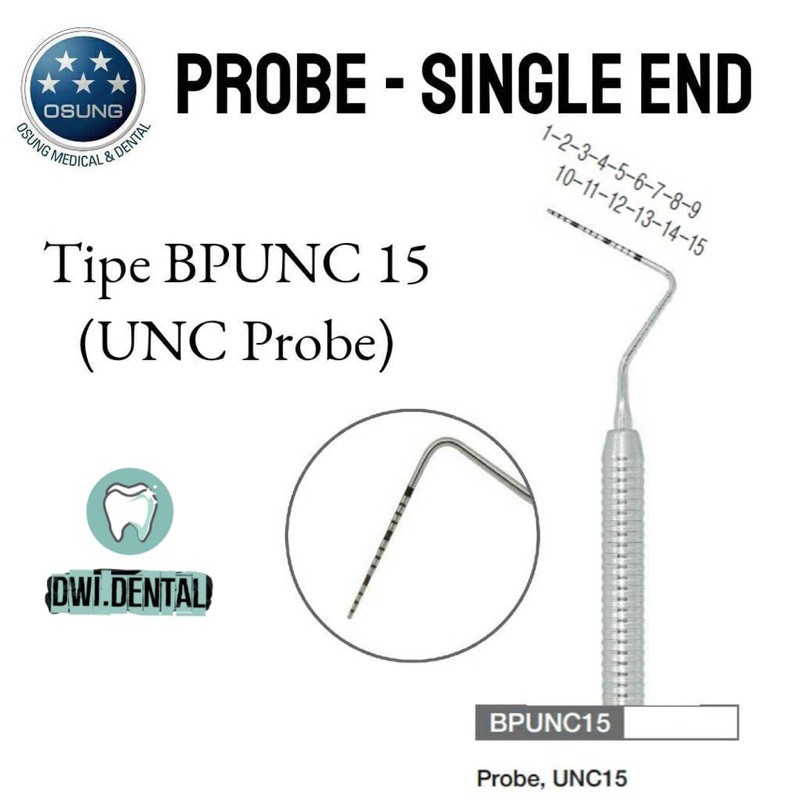 Jual G2 Probe Osung UNC 15 UNC15 Instrumen Periodontal | Shopee Indonesia