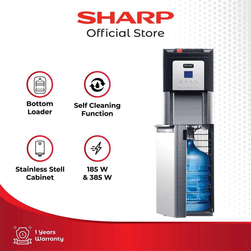 Jual Sharp Dispenser Bottom Loading SWD-78EHL-SL (Dispenser Bottom ...