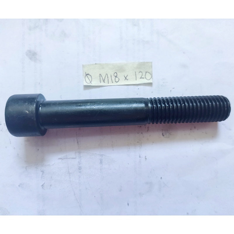 Jual BAUT L BAJA HITAM 8.8/Mur Baja M18/Ring Pir M18/Ring Plat M18/Baut ...