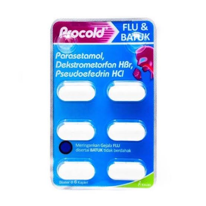 Jual PROCOLD PER STRIP ISI 6 TABLET | Shopee Indonesia