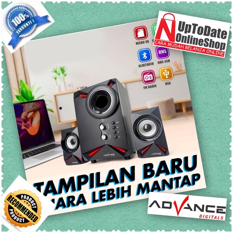 Jual SPEAKER AKTIF MULTIMEDIA ADVANCE M180BT CLEON BLUETOOTH SUPER VIBRA BASS | Shopee Indonesia