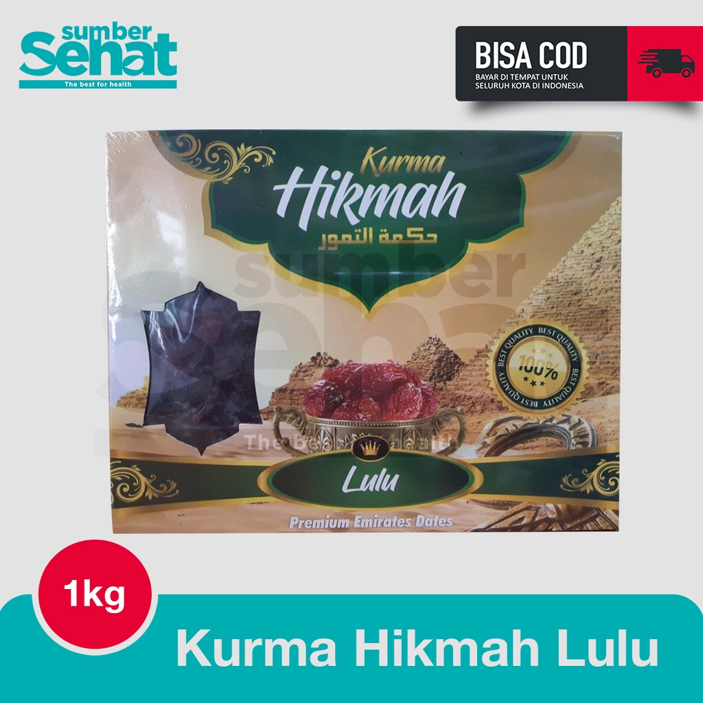 Jual Kurma Hikmah Lulu Kurma Premium Original 1kg Oleh oleh Haji Umrah ...