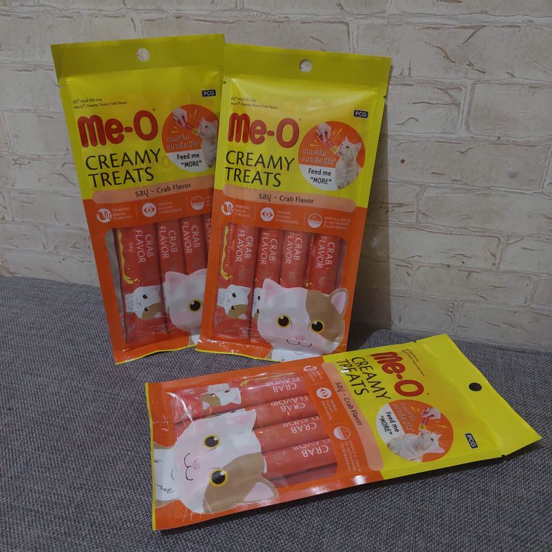 Jual Meo Creamy Treats Chicken Liver - Bonito - Salmon - Crab - Maguro ...
