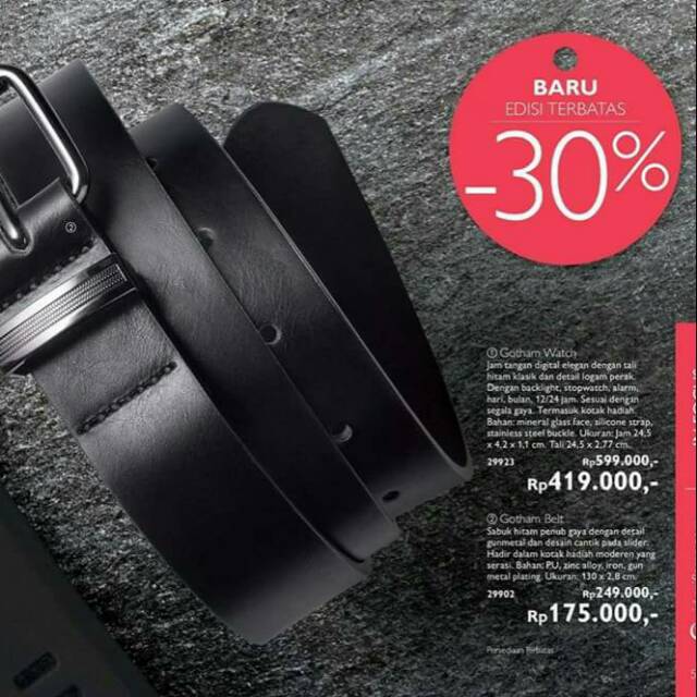 Jual Gotham belt (29902) | Shopee Indonesia