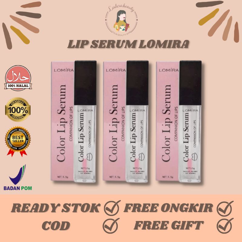 Jual (READY STOK) LIP SERUM LOMIRA COLOUR BPOM ORIGINAL LOMIRA LIP ...