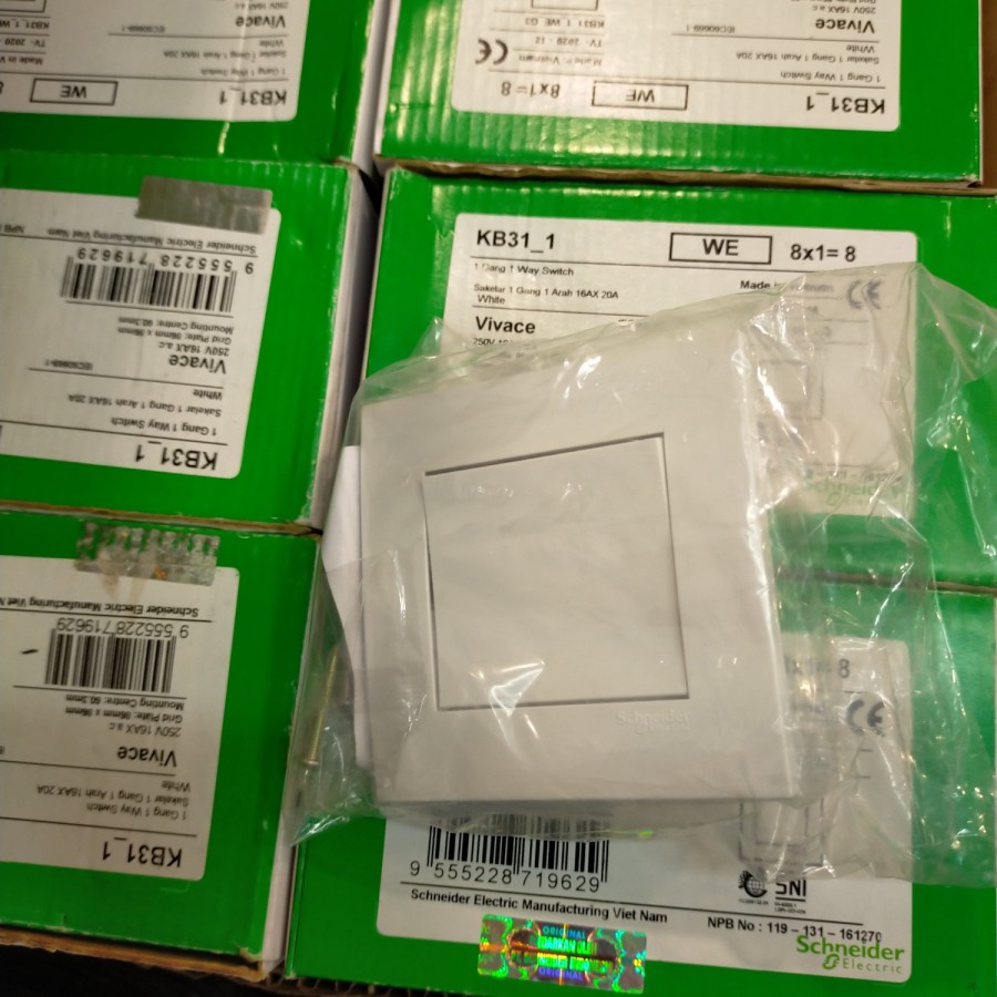 Jual saklar tunggal schneider vivace kb31 | Shopee Indonesia