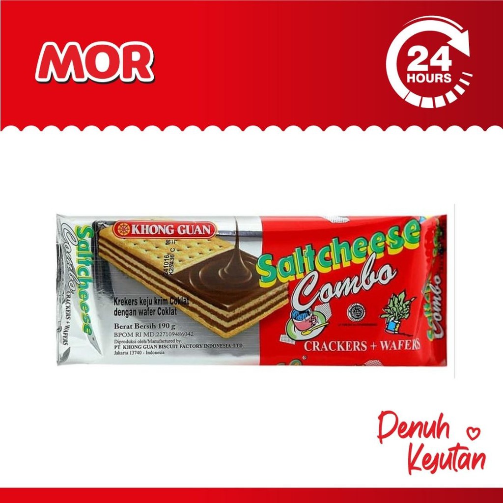Jual KHONG GUAN Salt Cheese Combo Biskuit Cokelat Manis Asin 175 gr ...
