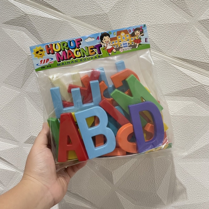 Jual Mainan Abc Magnet Jumbo Mainan Edukasi Magnet Abjad Abc | Shopee ...