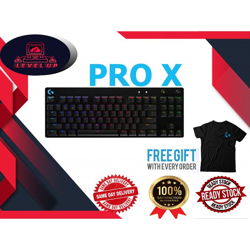 Jual Logitech Pro X / Pro-X Gaming Keyboard | Shopee Indonesia