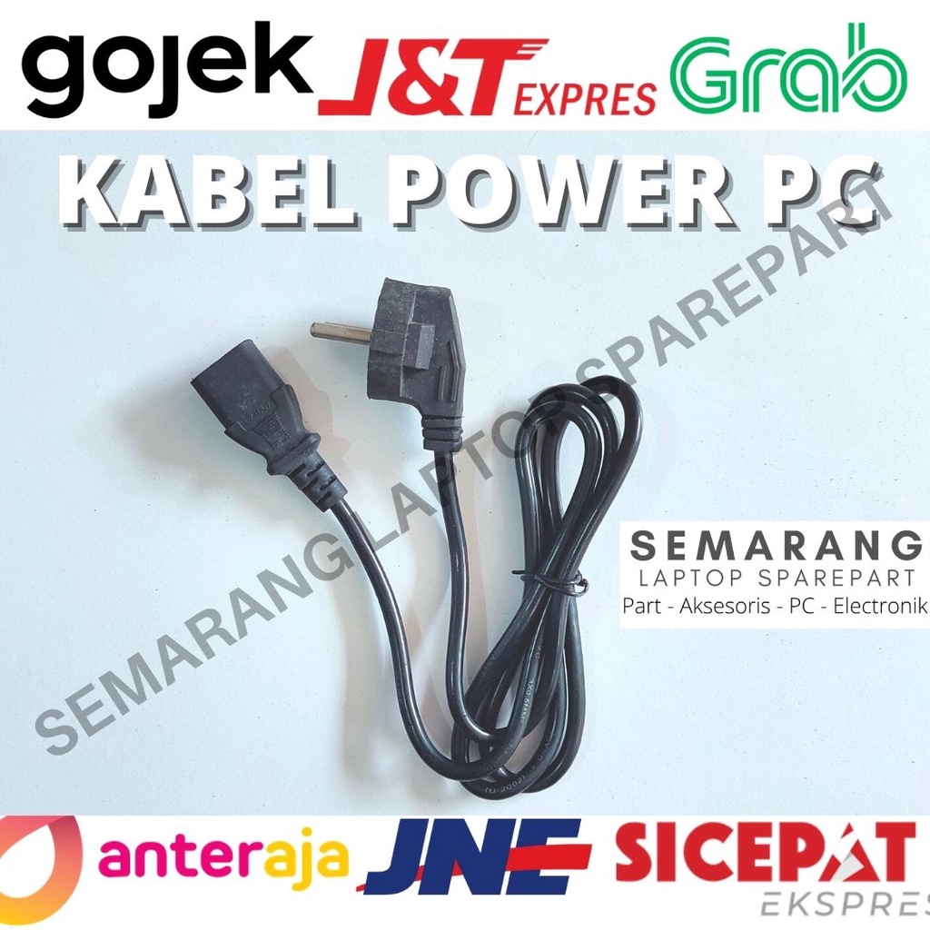 Jual KABEL POWER PC Pc Colokan 3 Pin Monitor Komputer Murah | Shopee ...