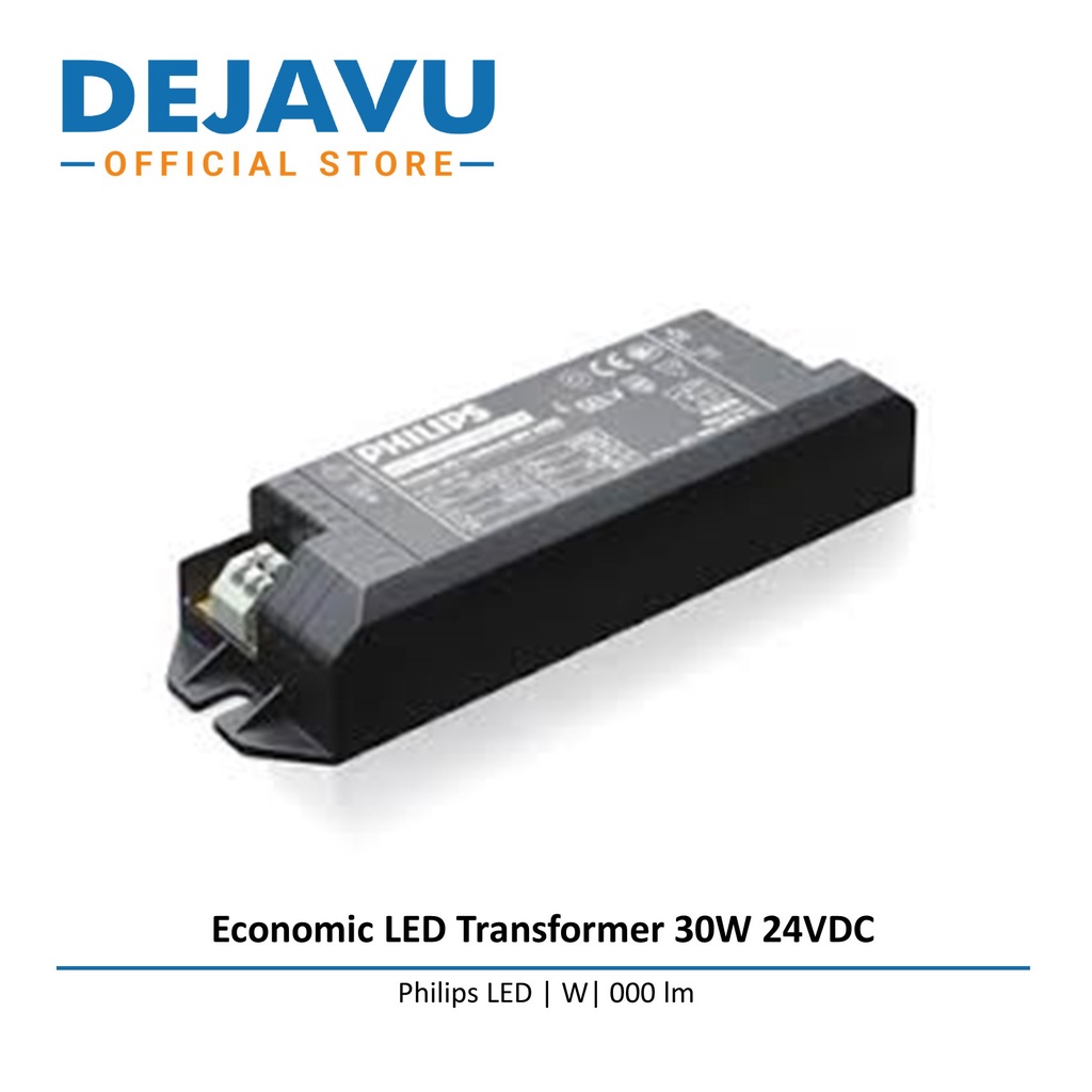 Jual Trafo LED for Strip LED Philips Economic LED Transformer 30W 24VDC ...