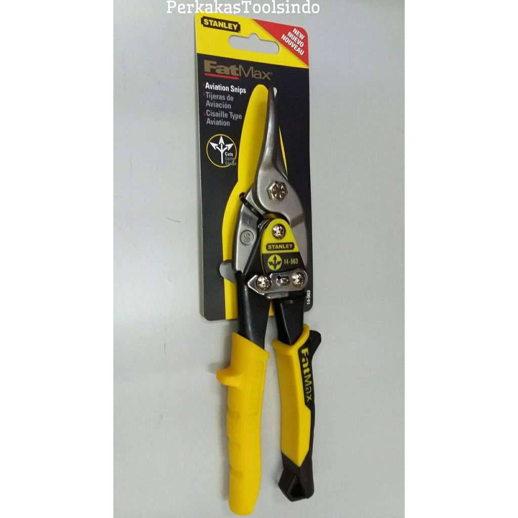 Jual ORIGINAL Gunting Baja Ringan 10' STANLEY (Lurus)(Gunting Holo/Plat ...
