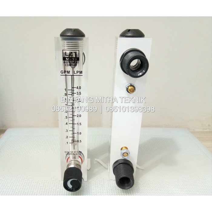Jual ROTAMETER FLOWMETER AIR 1/2" DRAT WITH CONTROL ( 0.5 - 4 LPM ...